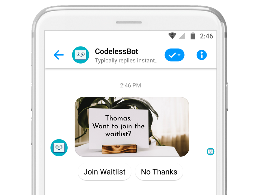 How to Create Personalized Images for your Chatfuel Messenger Bot - CodelessBot